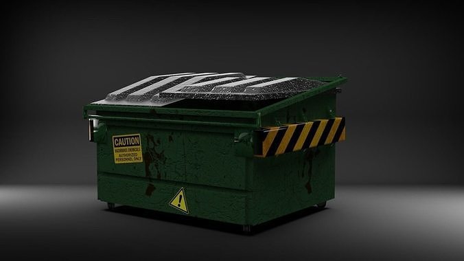 3D model Dumpster 3d model VR / AR / low-poly | CGTrader