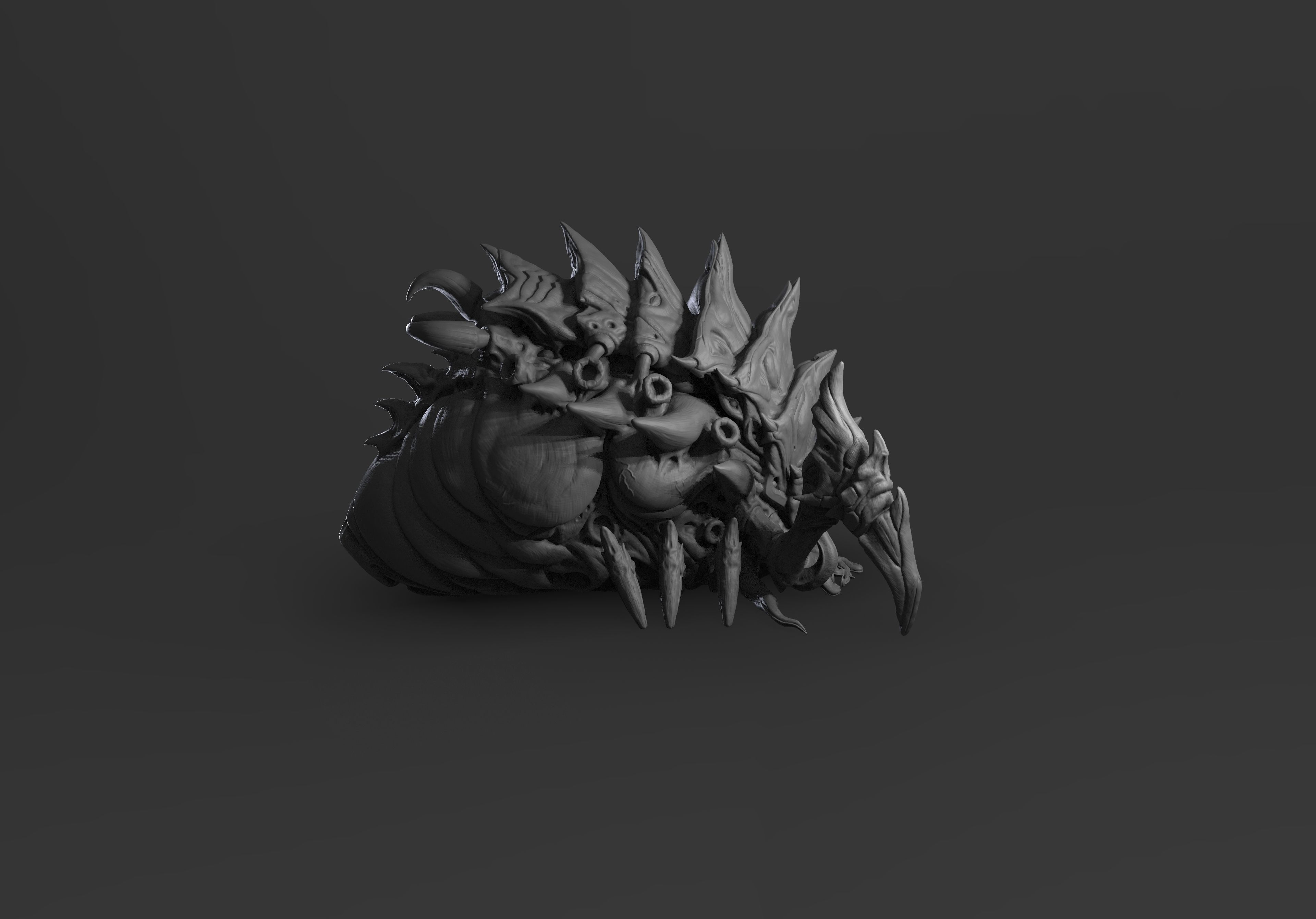 StarCraft2 Infestor 3D model 3D printable | CGTrader