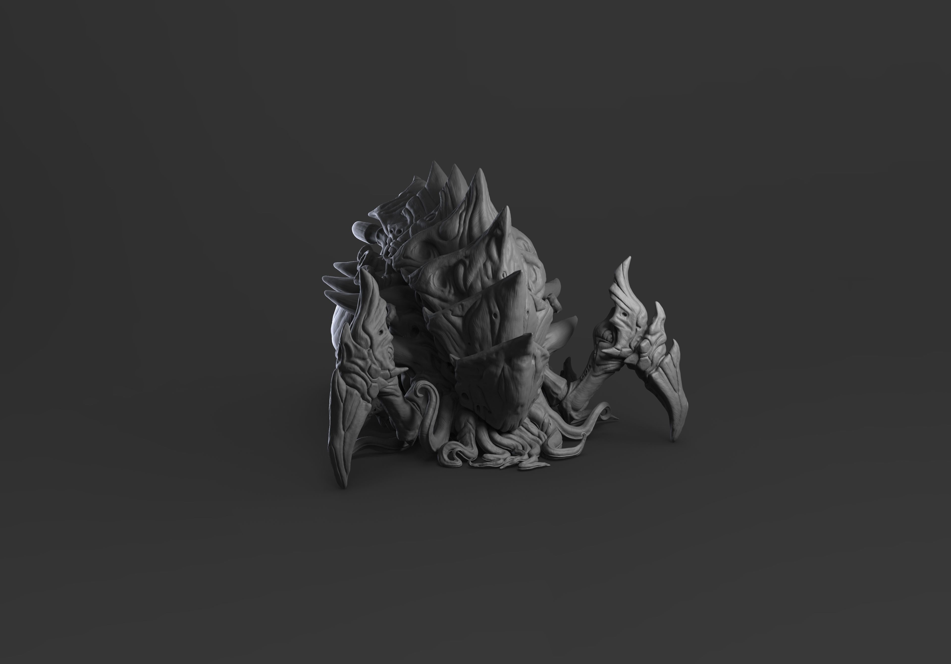 StarCraft2 Infestor 3D model 3D printable | CGTrader