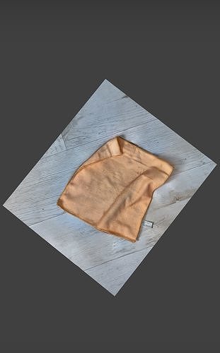 Dirty Microfiber Cloth 3D model | CGTrader