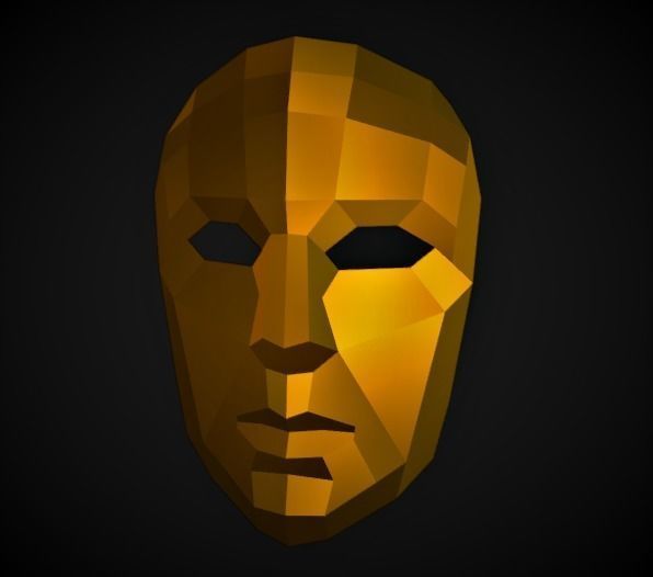 Male Face Mask - 3d Printable free 3D model | CGTrader