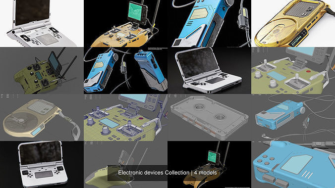 Electronic devices Collection | CGTrader