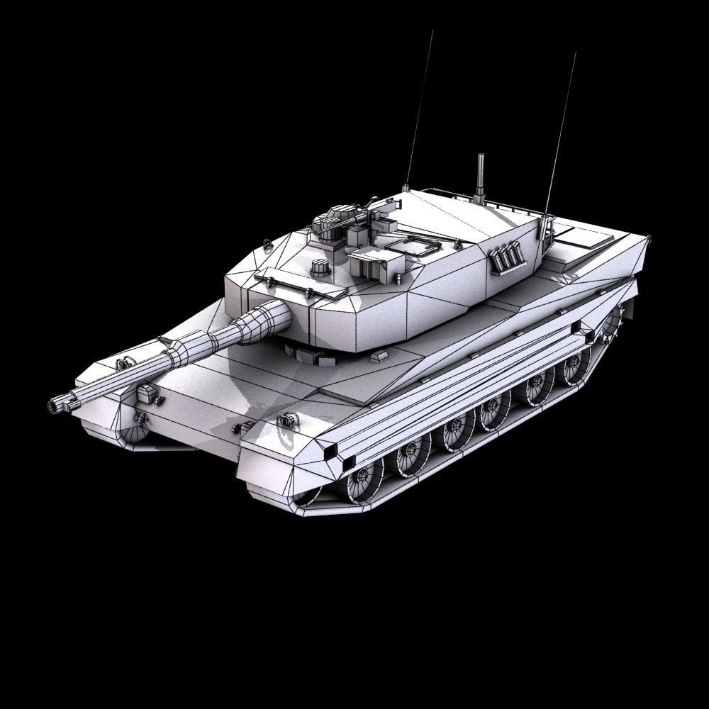 3D model Type 90 Main Battle Tank VR / AR / low-poly | CGTrader