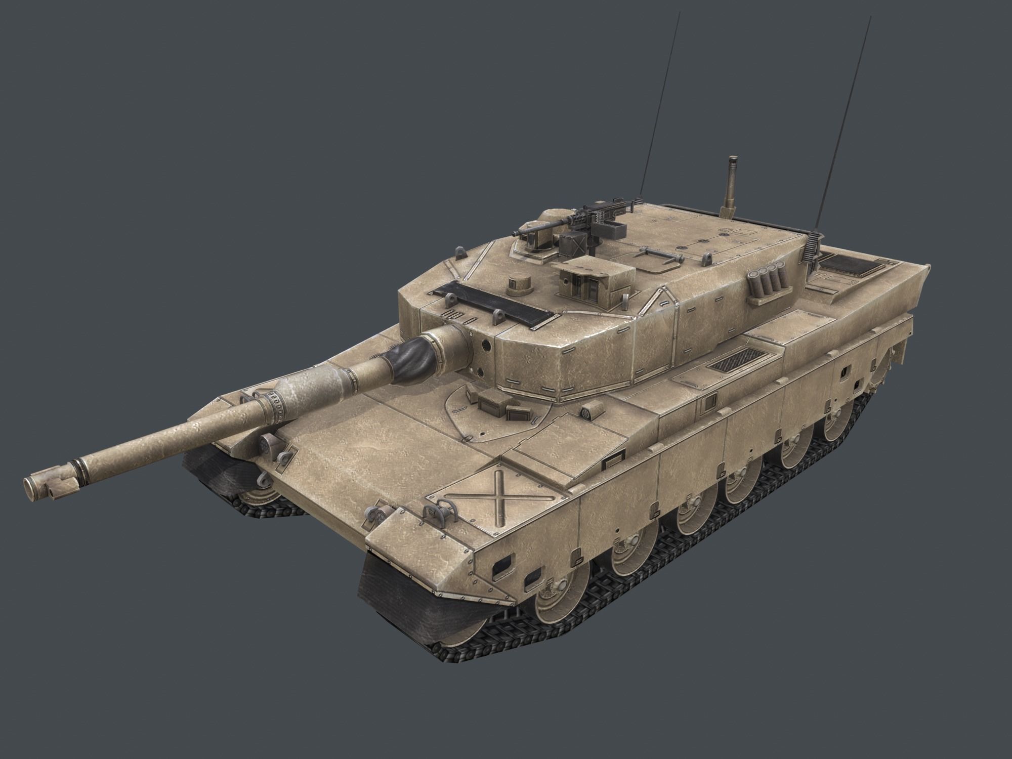 3D model Type 90 Main Battle Tank VR / AR / low-poly | CGTrader