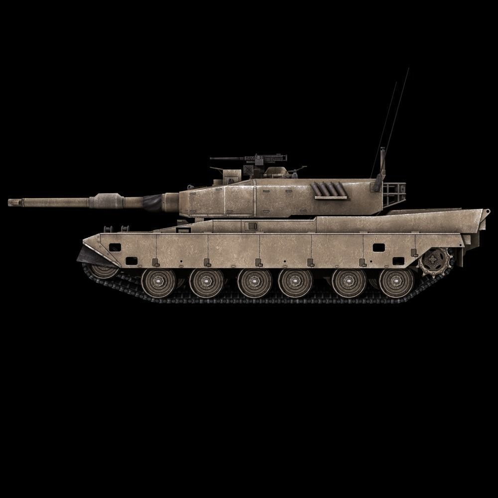 3D model Type 90 Main Battle Tank VR / AR / low-poly | CGTrader