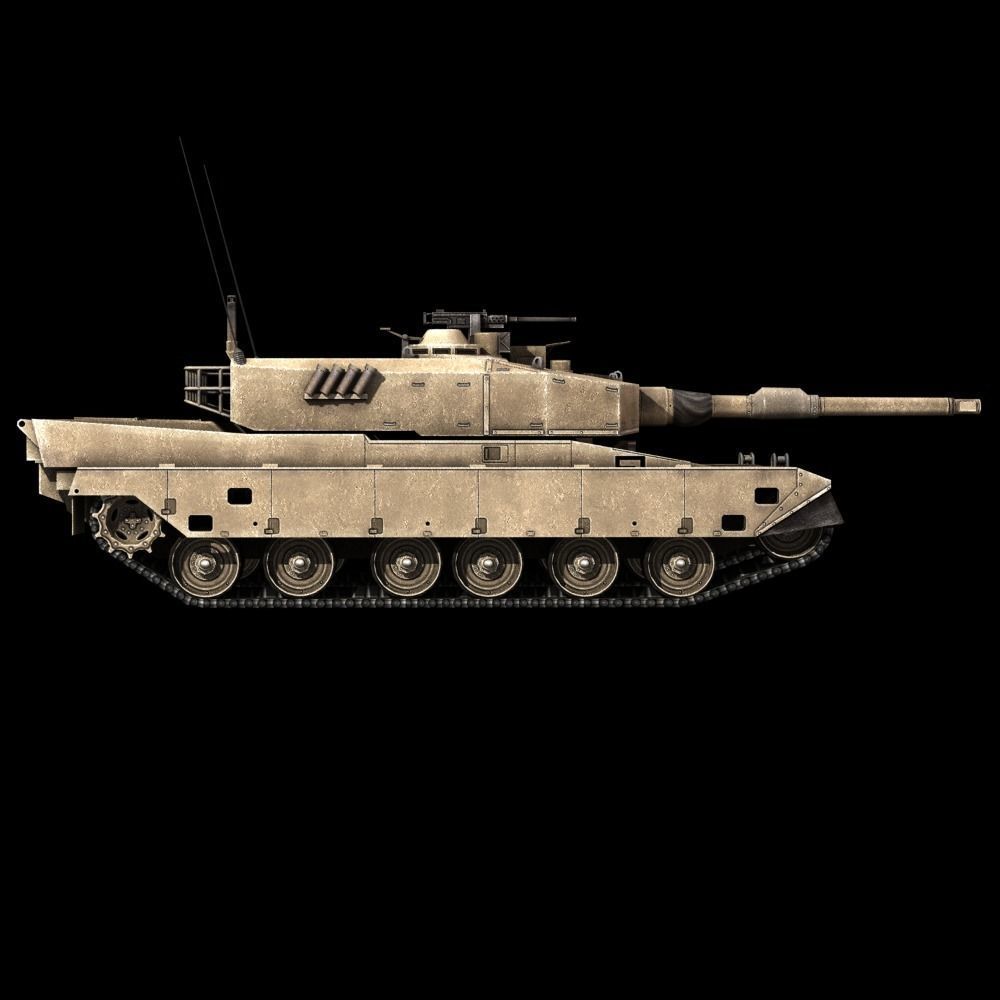 3D model Type 90 Main Battle Tank VR / AR / low-poly | CGTrader