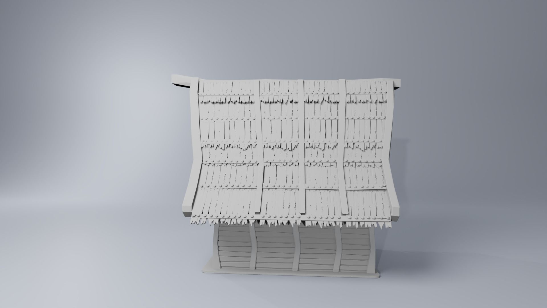 Simple Printable Barn 3D model 3D printable | CGTrader