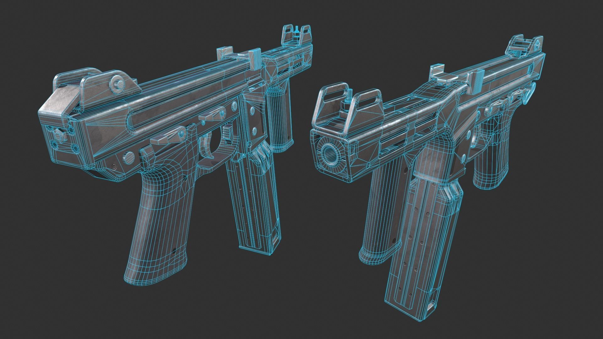 3D model Spectre M4 SMG VR / AR / low-poly | CGTrader