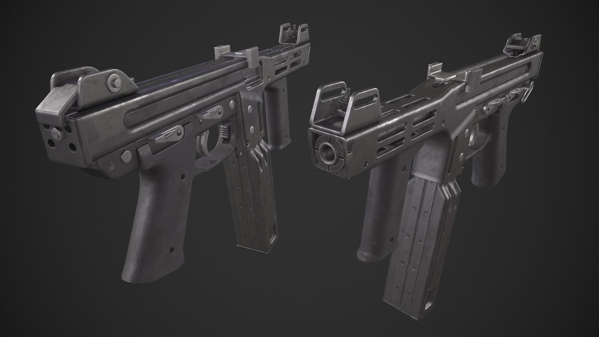 3D model Spectre M4 SMG VR / AR / low-poly | CGTrader