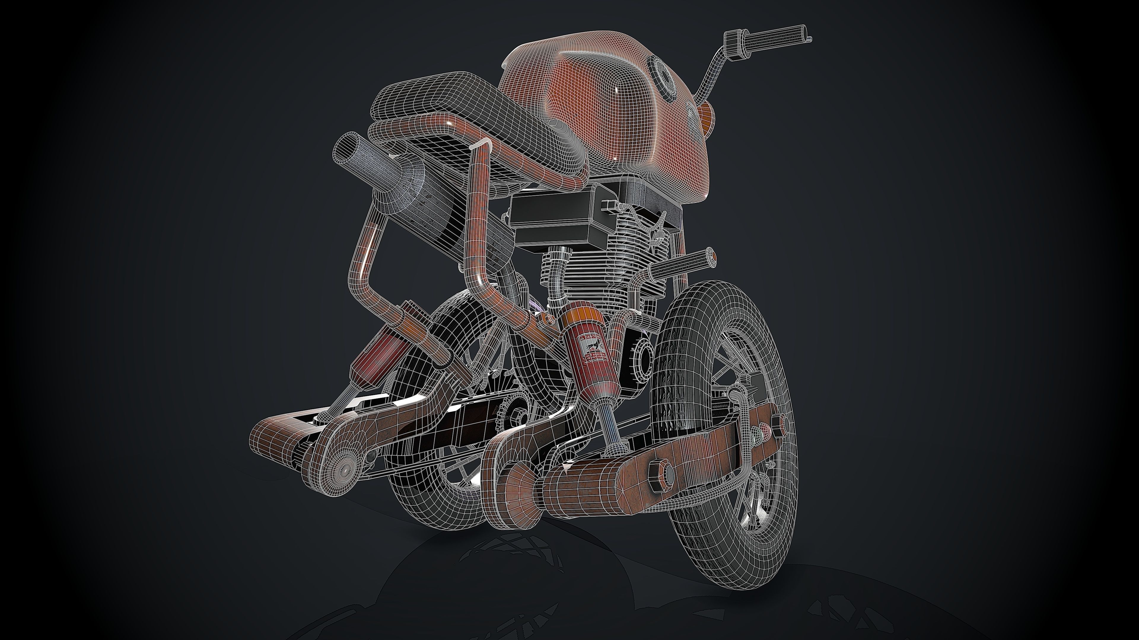 3D model Crazy Bike VR / AR / low-poly | CGTrader