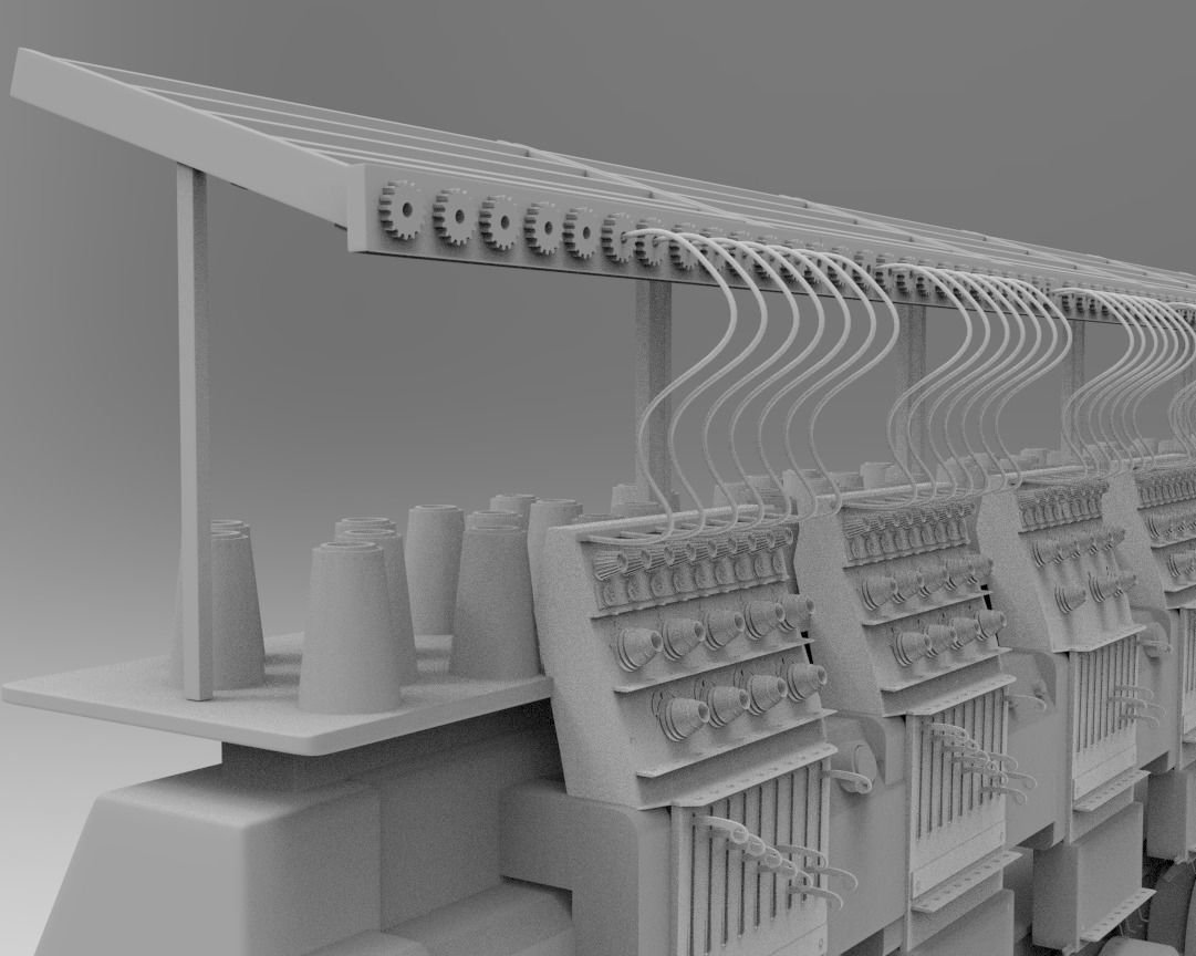 3D model embroidery machine 3d model VR / AR / low-poly | CGTrader