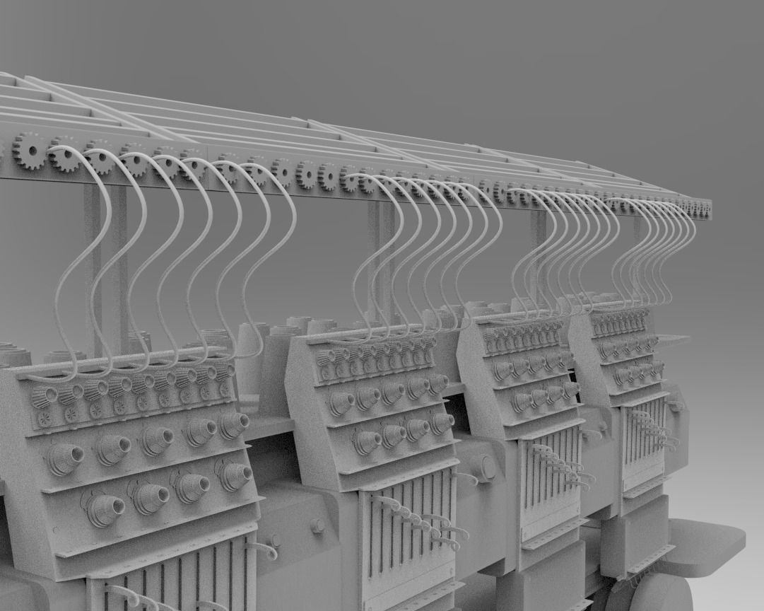 3D model embroidery machine 3d model VR / AR / low-poly | CGTrader