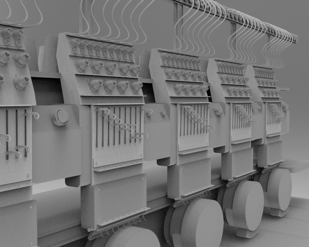 3D model embroidery machine 3d model VR / AR / low-poly | CGTrader