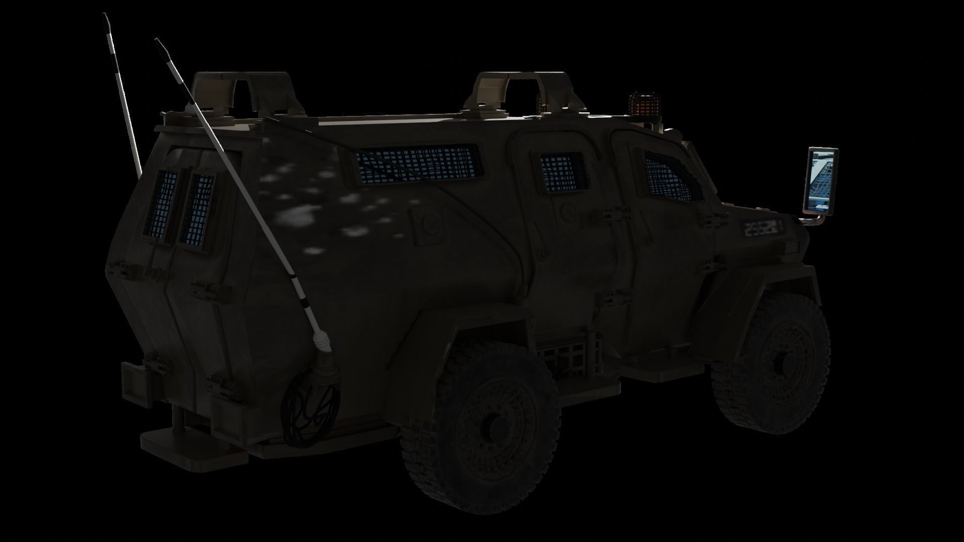 Wolf Zeev IDF armored vehicle 3D model | CGTrader