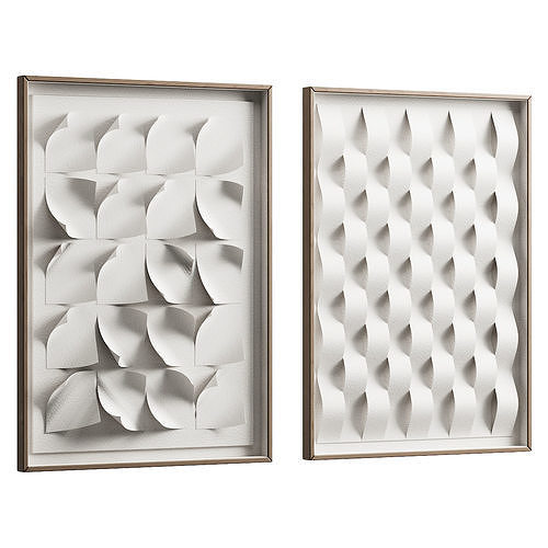 295 frame artwork 05 paper arts by Krogh Andersen 00 3D model | CGTrader