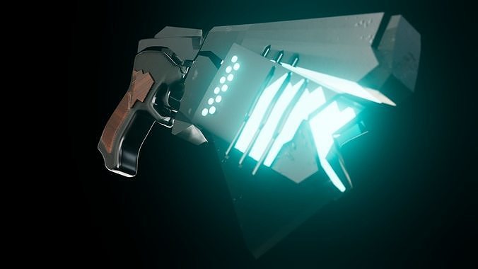 Psychopass Gun Dominator 3D Model 3D model | CGTrader