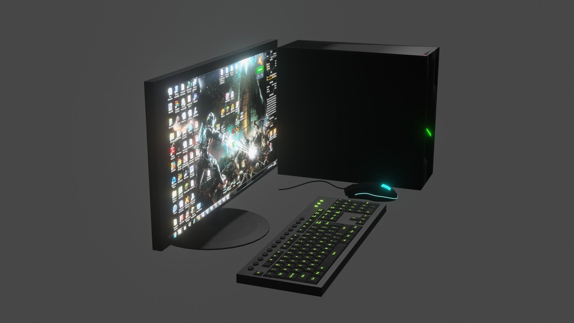 PC 3D MODEL 3D model animated | CGTrader