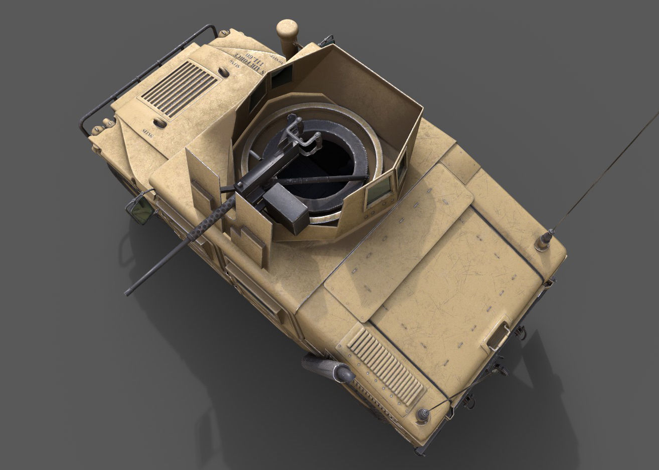 3D model Game-Ready Military Humvee VR / AR / low-poly | CGTrader