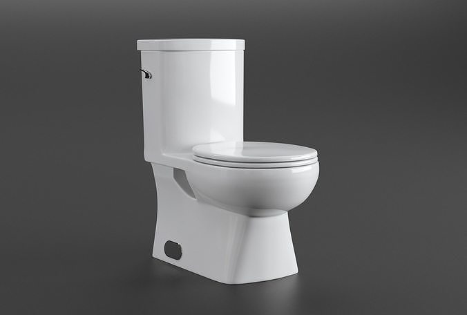 CONTRAC 4710BOVU CALI 4 8L ONE PIECE TOILET ELONGATED 3D model | CGTrader