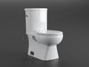 CONTRAC 4710BOVU CALI 4 8L ONE PIECE TOILET ELONGATED 3D model | CGTrader