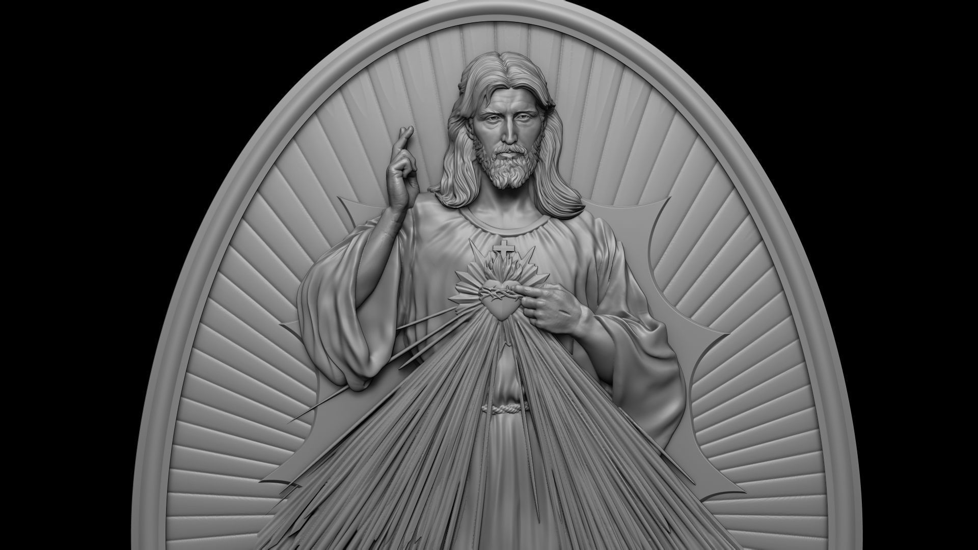 Jesus Relief 11 3D model 3D printable | CGTrader