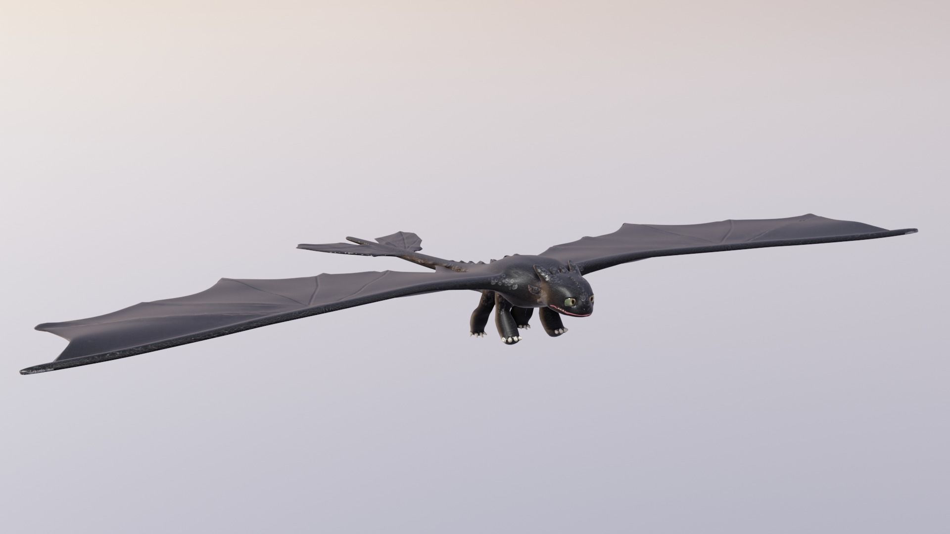 3D model Toothless low-poly 3d model VR / AR / low-poly | CGTrader