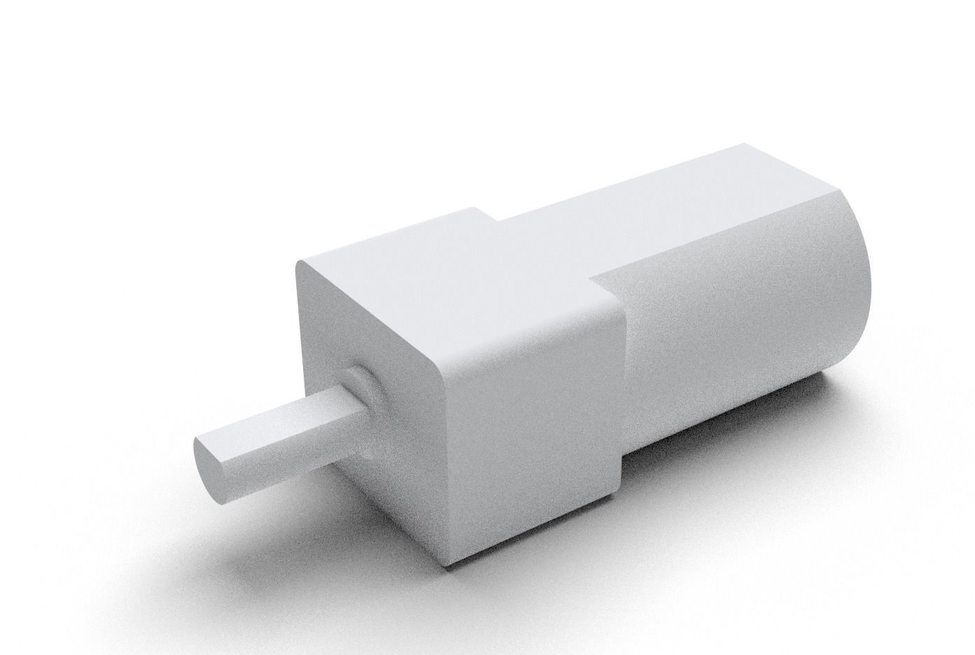N20 geared motor 3D model 3D printable | CGTrader