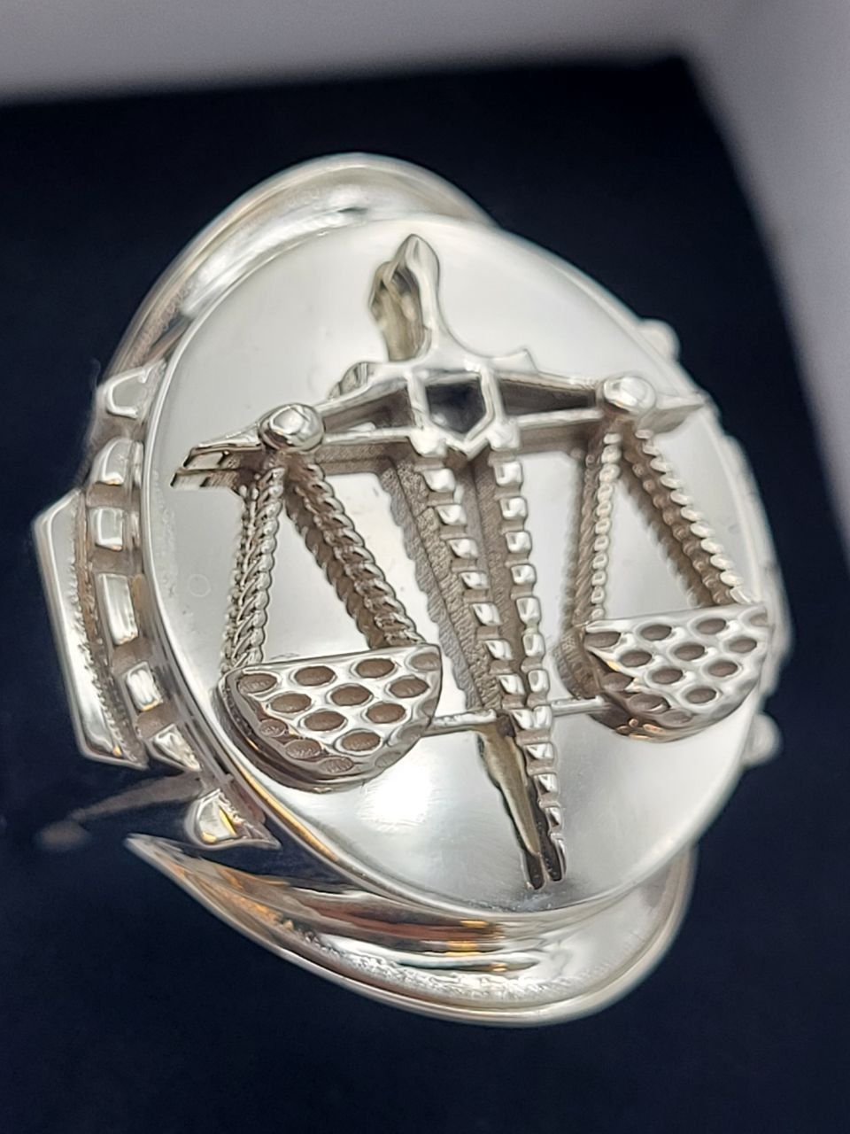 Scale Justice Ring 3D model 3D printable | CGTrader