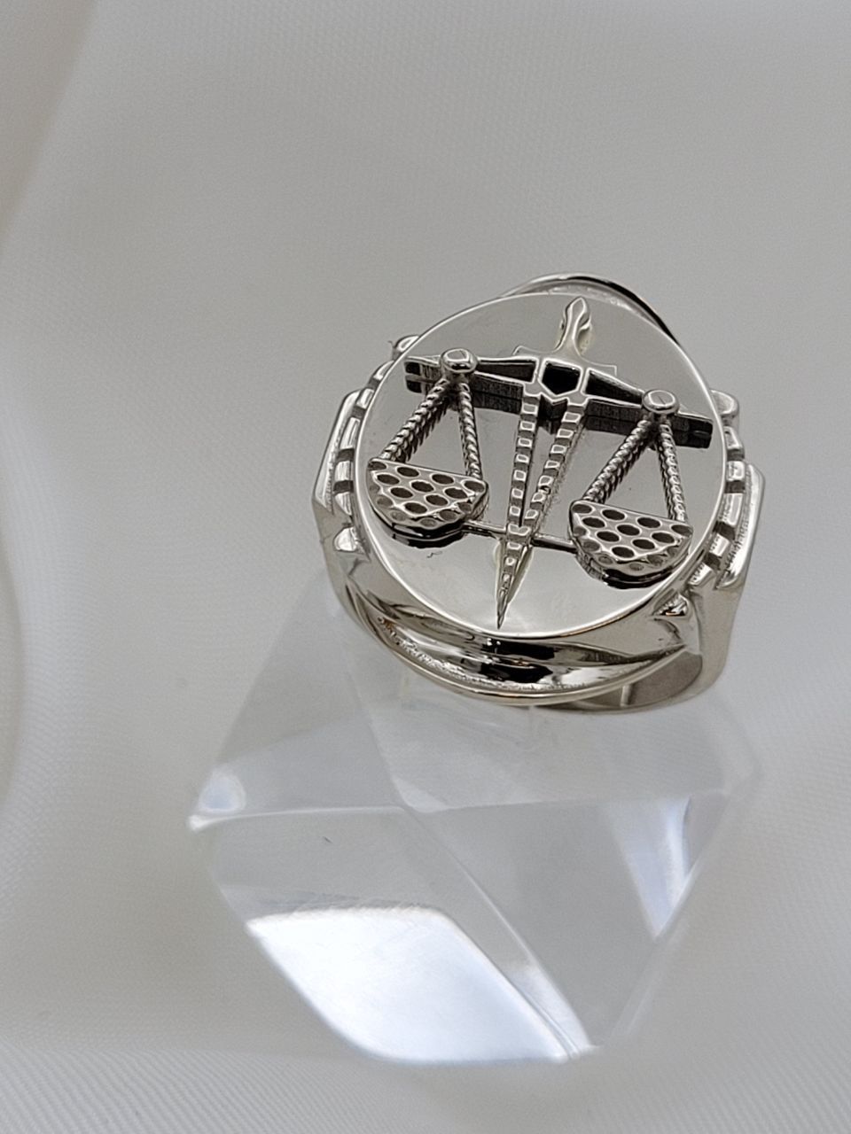 Scale Justice Ring 3D model 3D printable | CGTrader