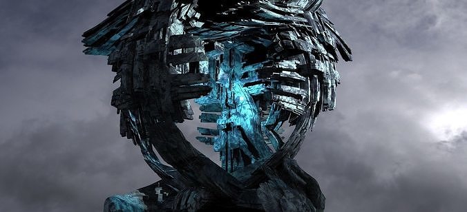 Ice Storm Planet Towers 3 3D model | CGTrader