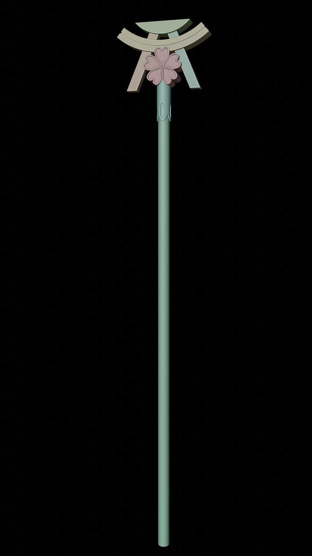 Yae Miko Gohei Wand Stick Genshin Impact 3D model 3D printable | CGTrader