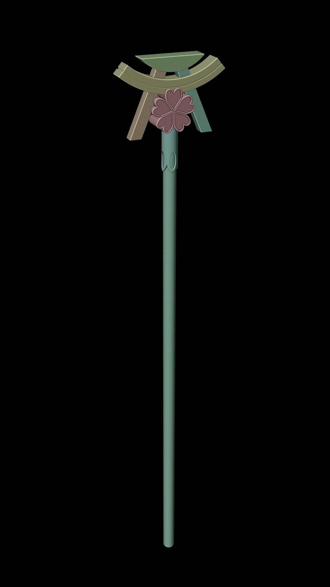 Yae Miko Gohei Wand Stick Genshin Impact 3D model 3D printable | CGTrader