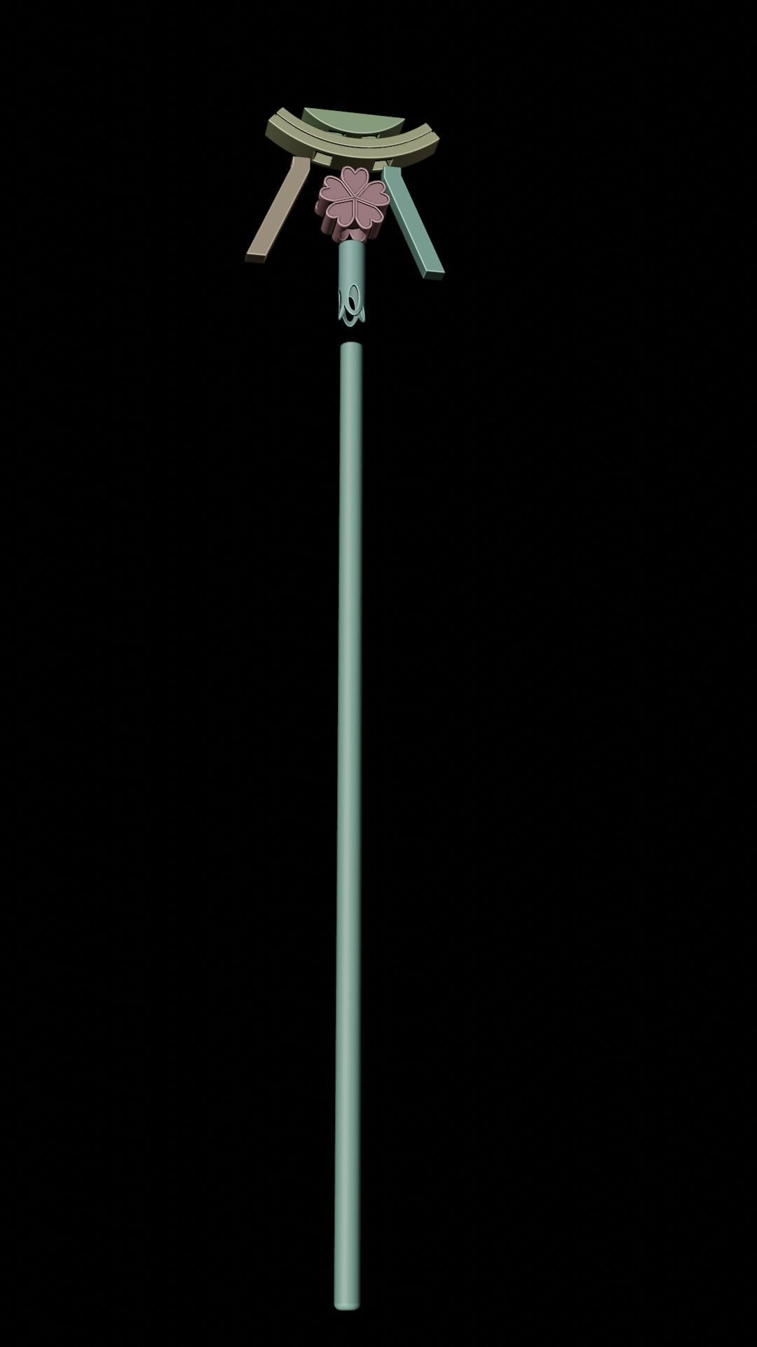 Yae Miko Gohei Wand Stick Genshin Impact 3D model 3D printable | CGTrader