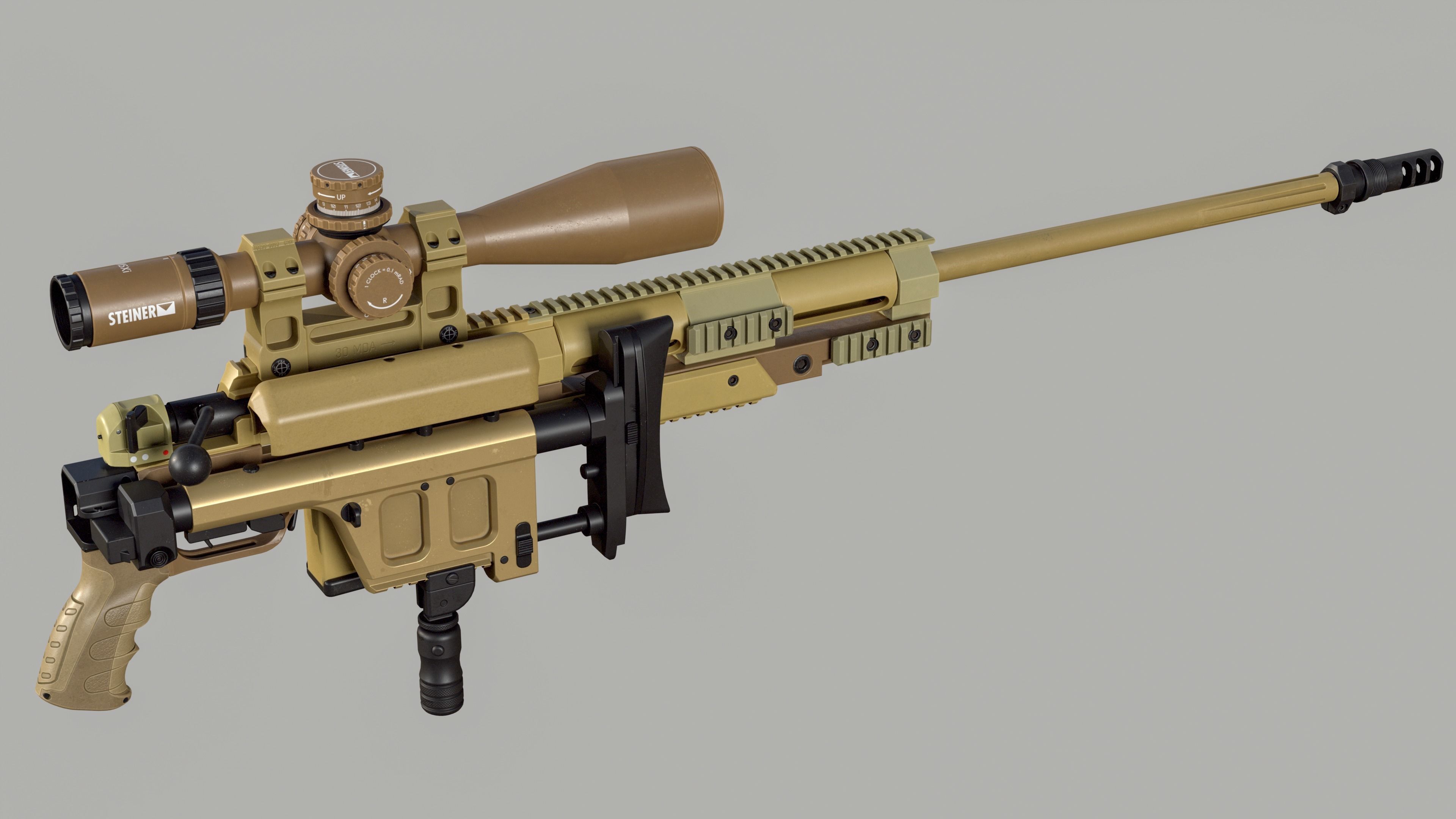 3D model Haenel RS9 - G29 - Replice - LOW POLY VR / AR / low-poly ...