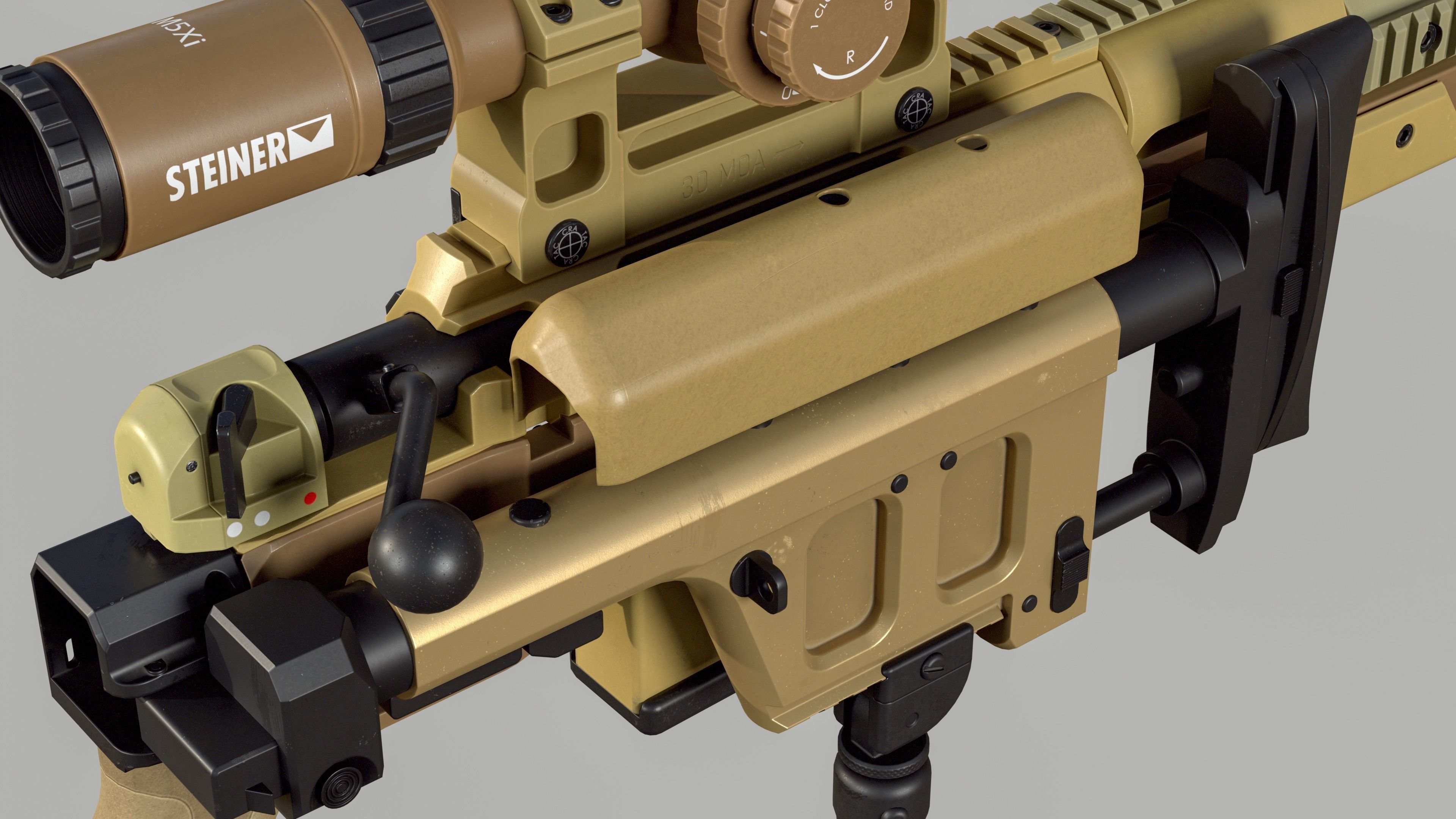 3D model Haenel RS9 - G29 - Replice - LOW POLY VR / AR / low-poly ...