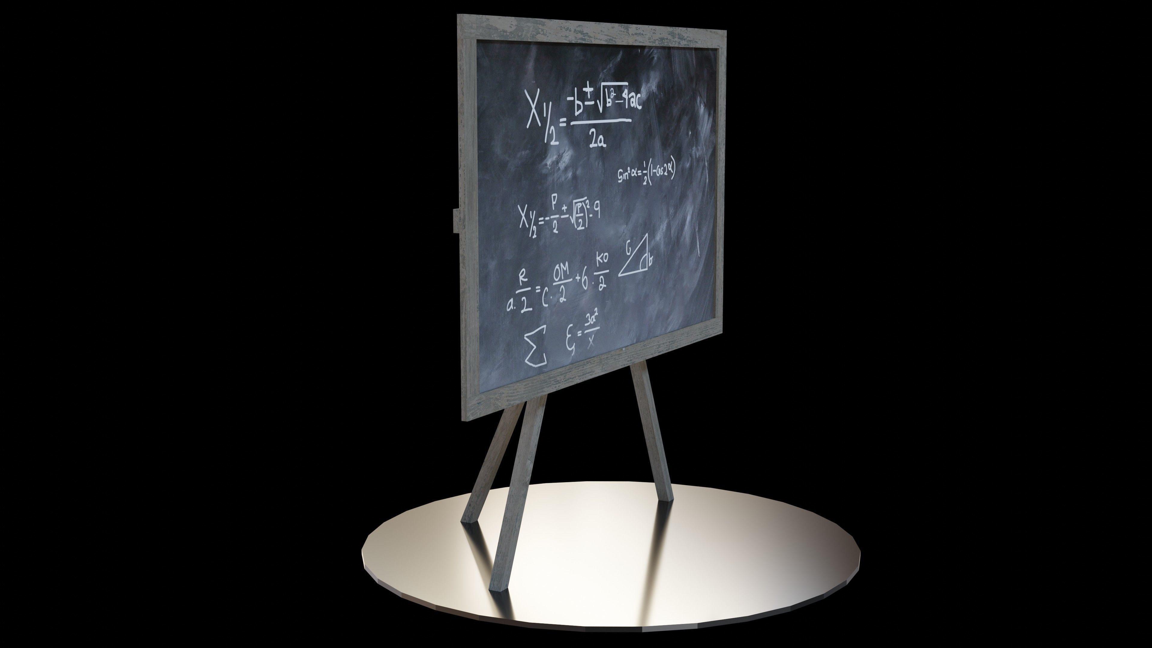 Board Class 3D model | CGTrader