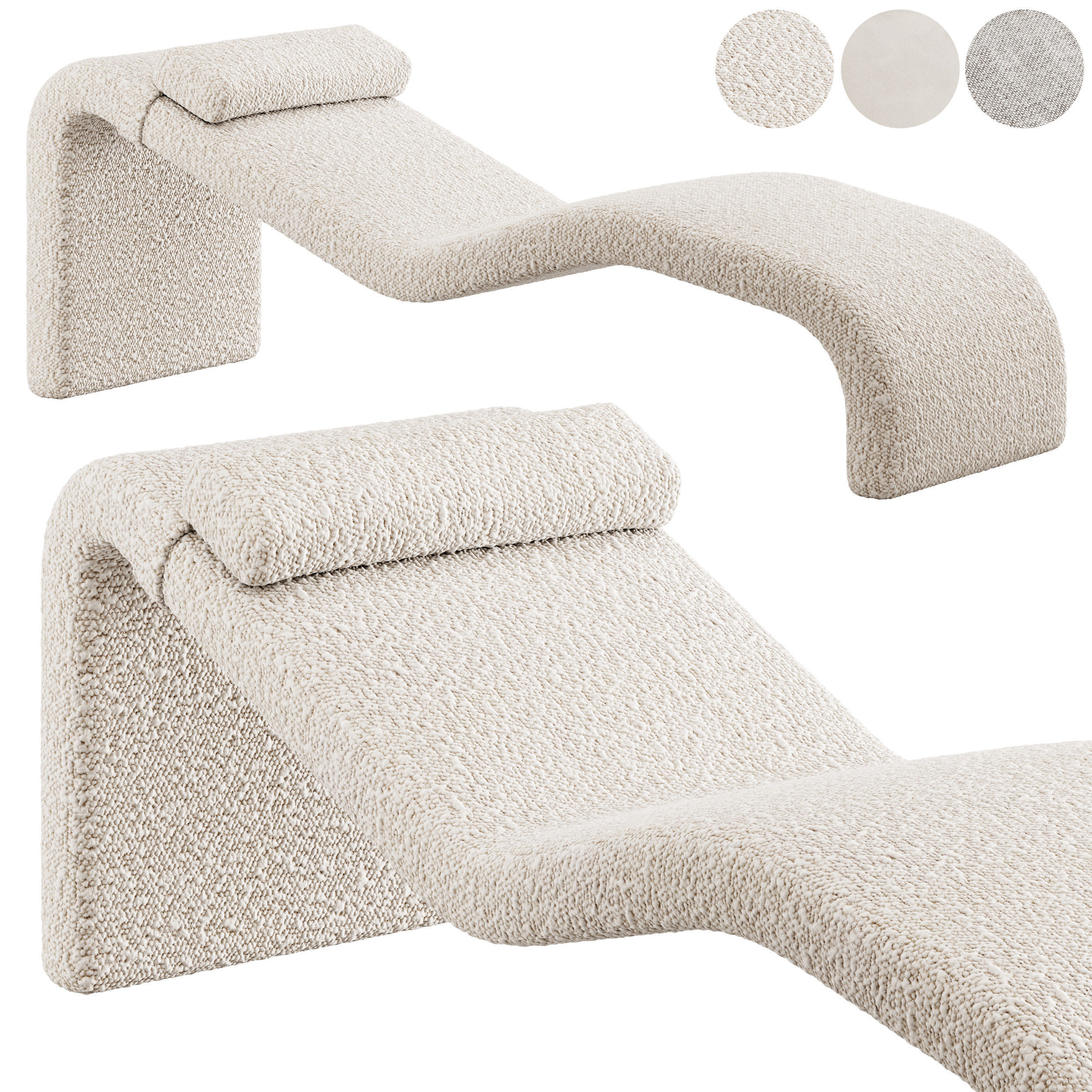Matador Chaise By Coco Republic 3D model | CGTrader