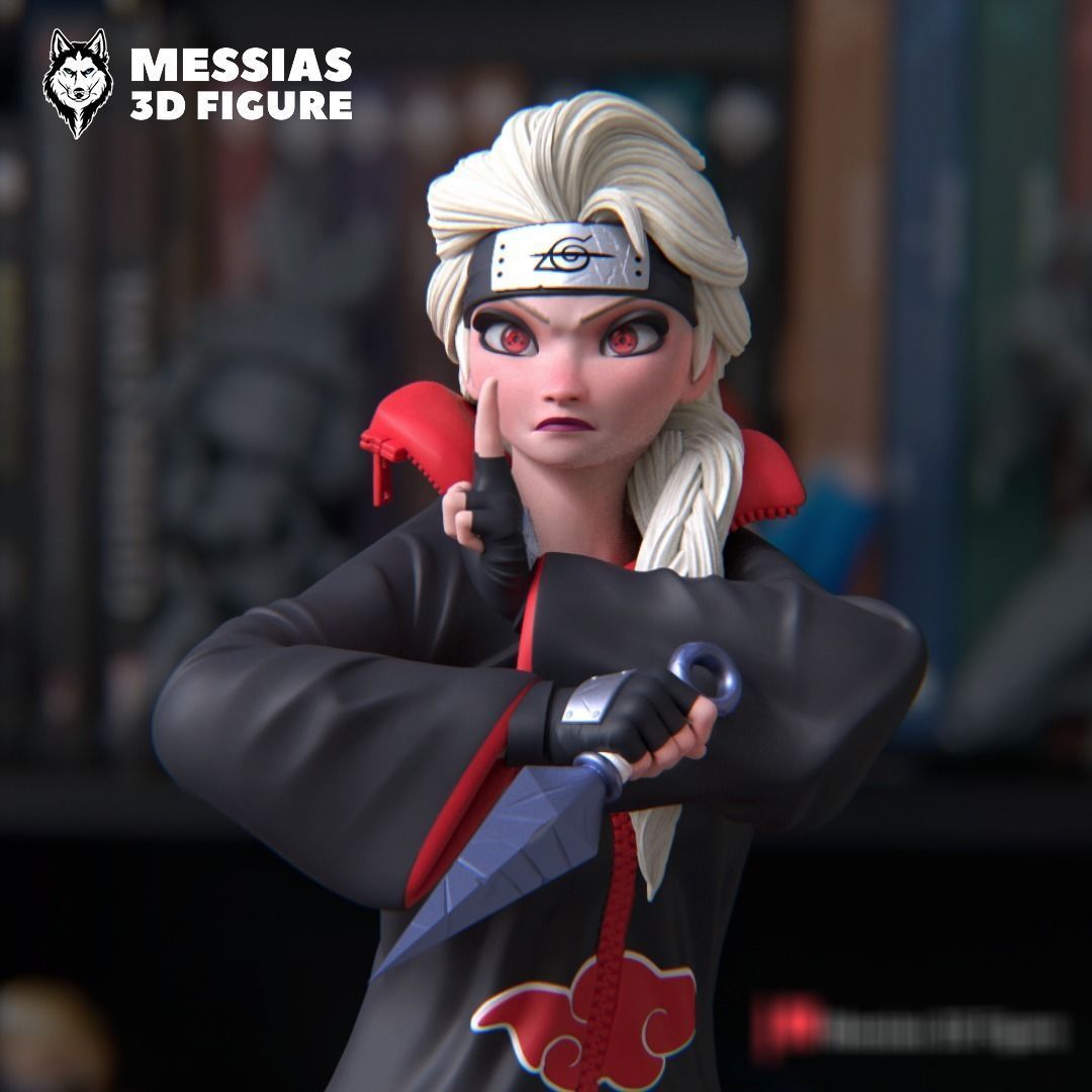 Elsa Akatsuki 3D model 3D printable | CGTrader