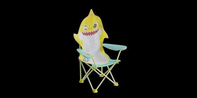 Baby Fold Chair Shark Ver 3D model | CGTrader