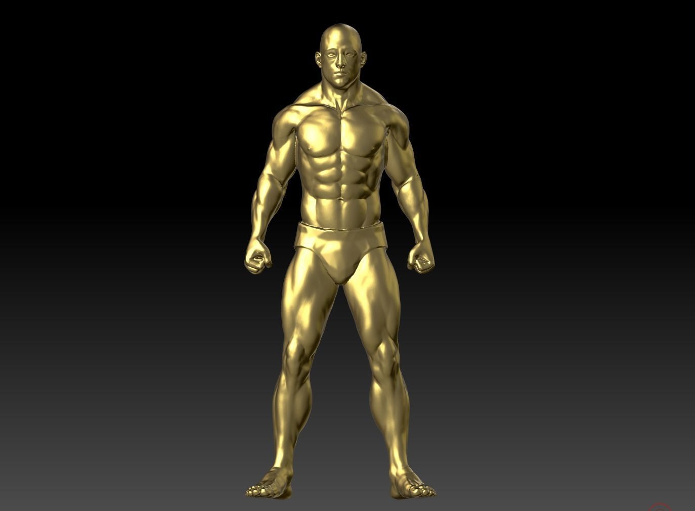 Hunk man 3D model figure male figure muscle human body 3D model 3D ...