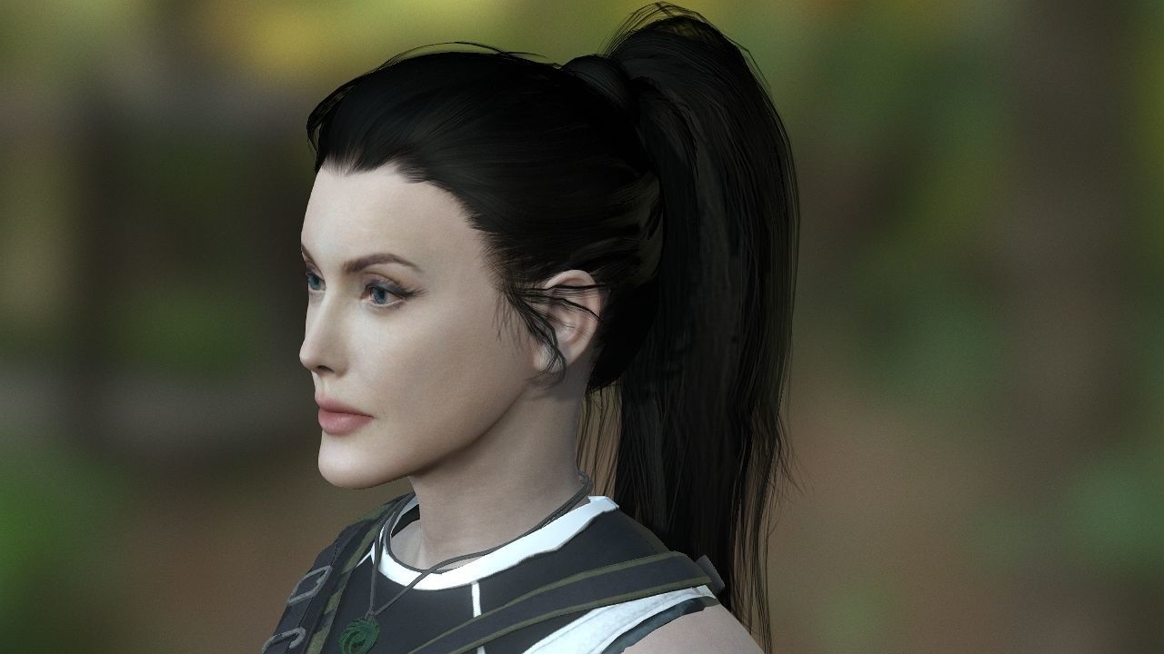 3D model Angelina Jolie as Lara Croft VR / AR / low-poly | CGTrader