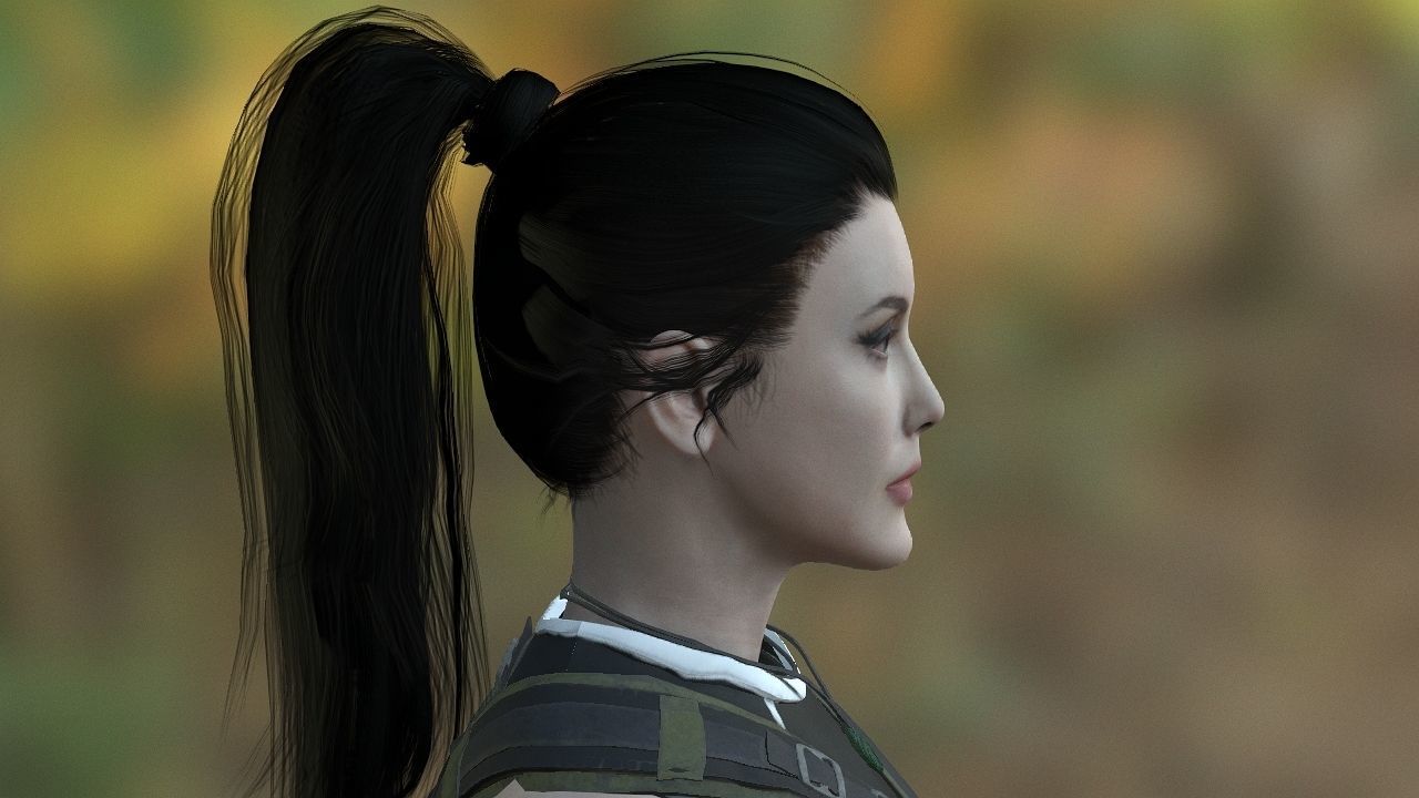 3D model Angelina Jolie as Lara Croft VR / AR / low-poly | CGTrader