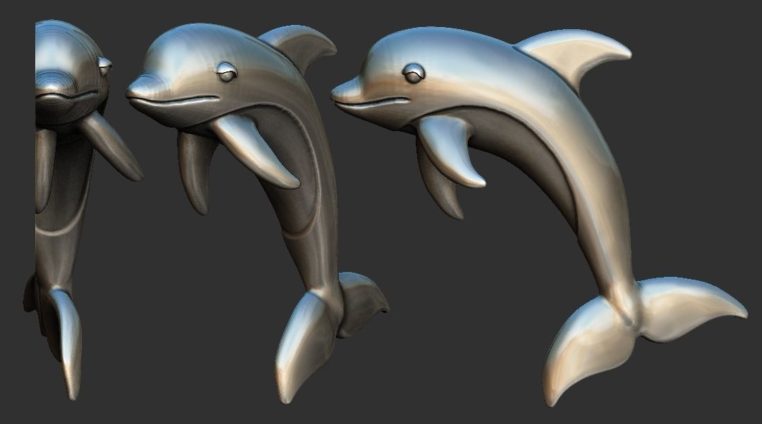 Dolphin 3D model 3D printable | CGTrader