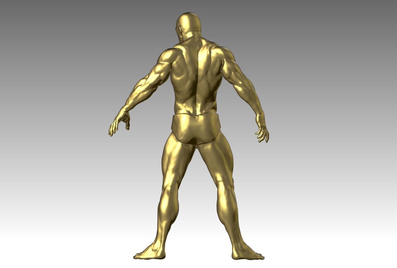 Hunk man 3D model figure male figure muscle human body 3D model 3D ...