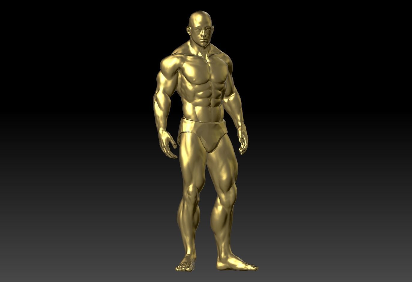 Hunk man 3D model figure male figure muscle human body 3D model 3D ...