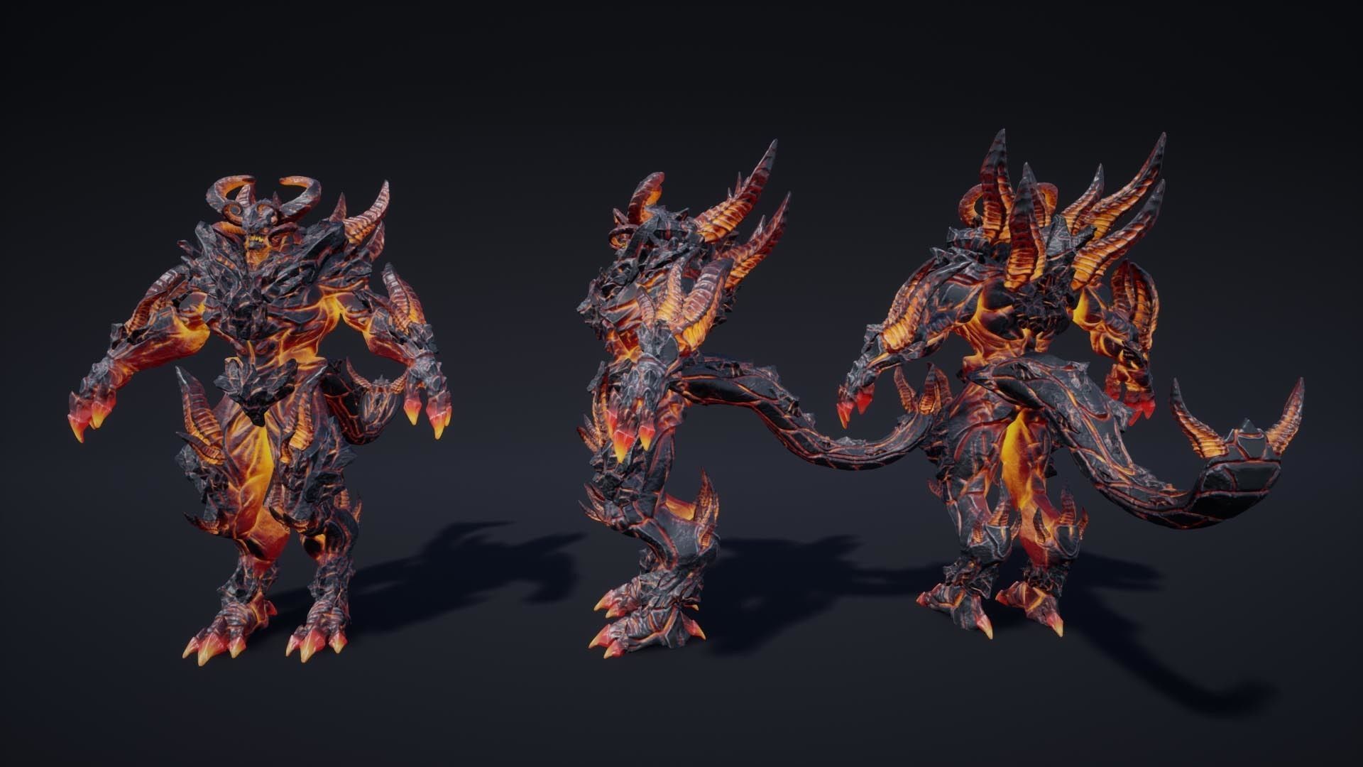 3D model Fantasy Enemies Pack VR / AR / low-poly | CGTrader