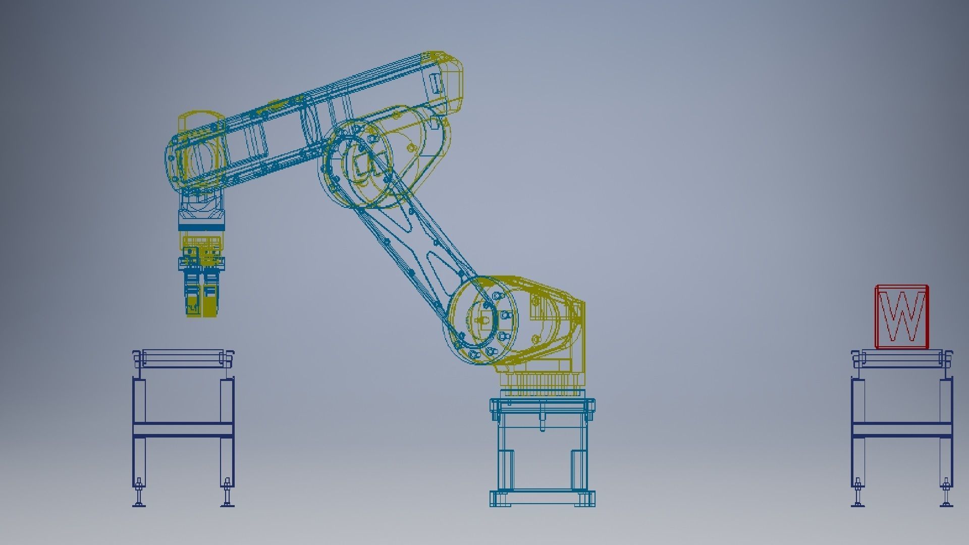 3D model Robot arm 6 dof degrees of freedom VR / AR / low-poly | CGTrader