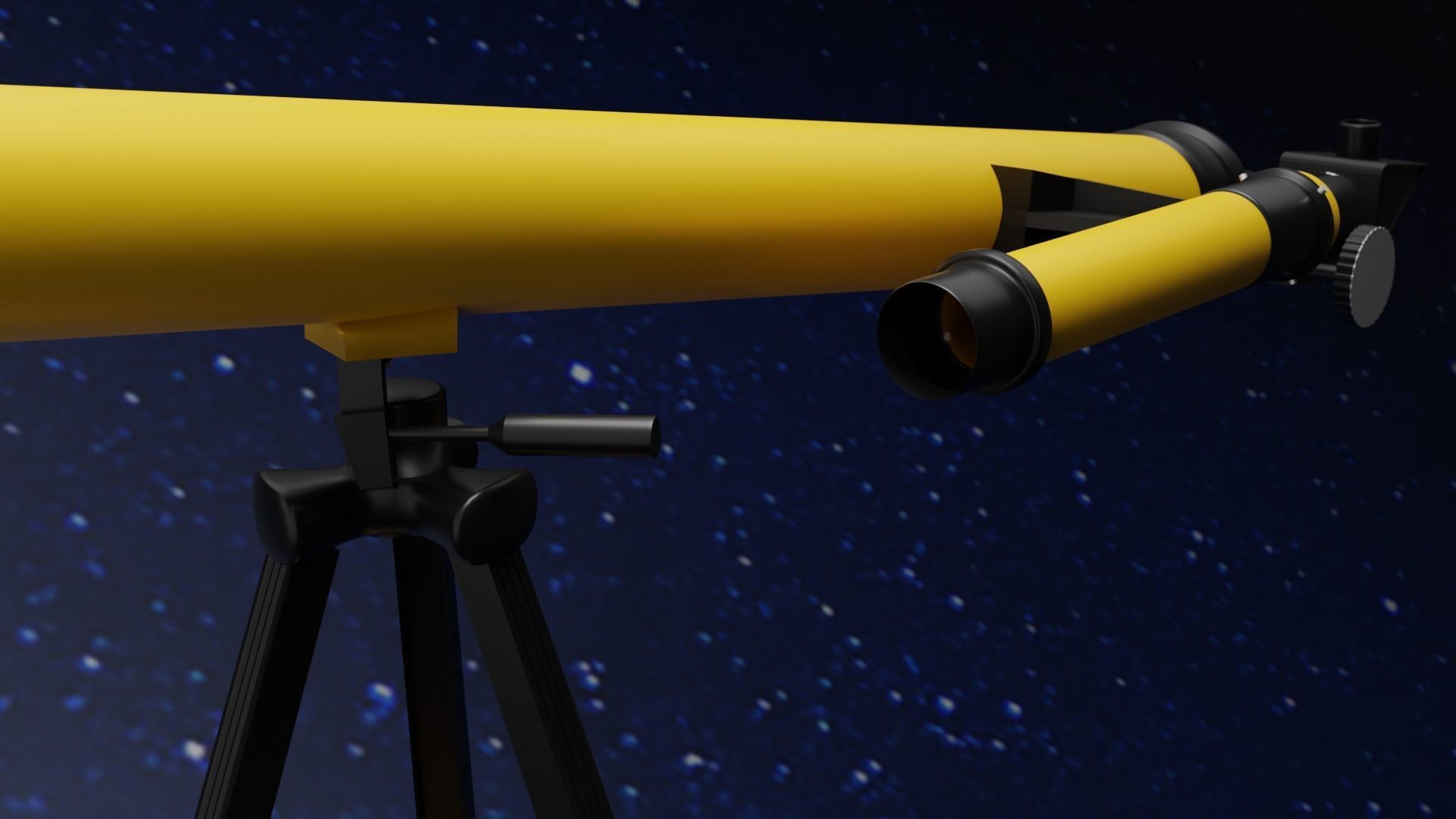 Telescope 3D model | CGTrader