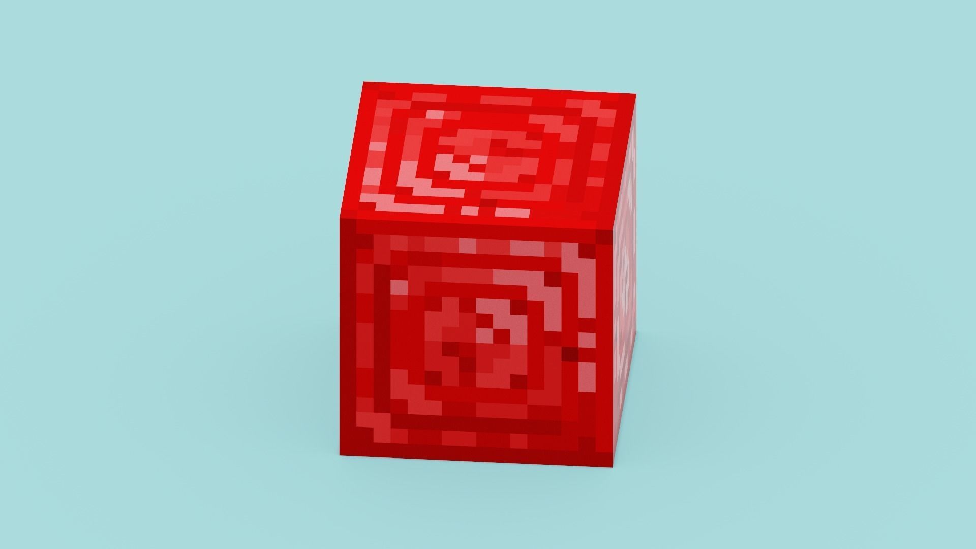 3D model Minecraft Ruby Block VR / AR / low-poly | CGTrader