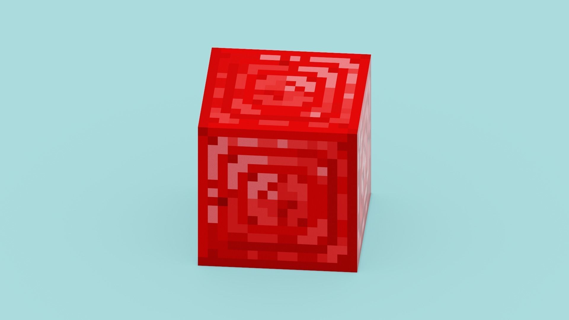 3D model Minecraft Ruby Block VR / AR / low-poly | CGTrader